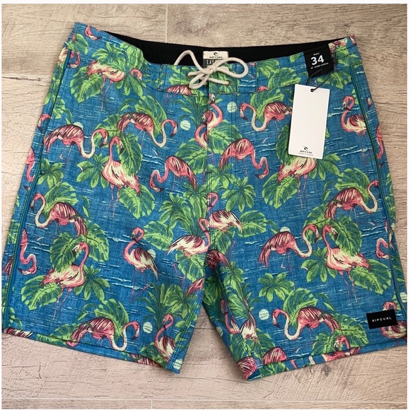 Rip Curl | Shorts | Flamingo Board Shorts Swim Lounge 34 L | Poshmark